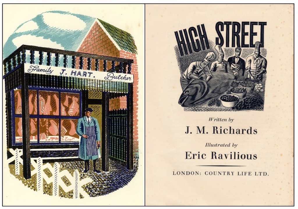 High Street by Eric Ravilious – Tyger Tale